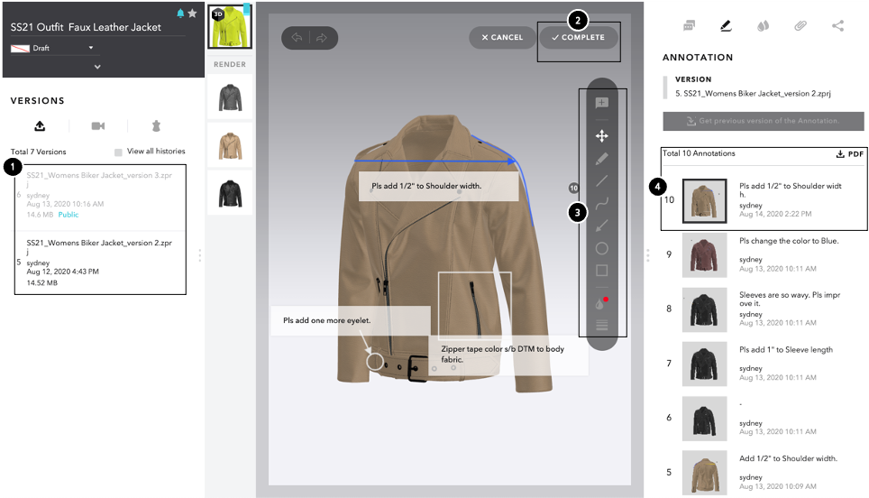 [2025-04] Updates in CLO-SET Annotation, work with 3D Tech Pack! – CLO ...
