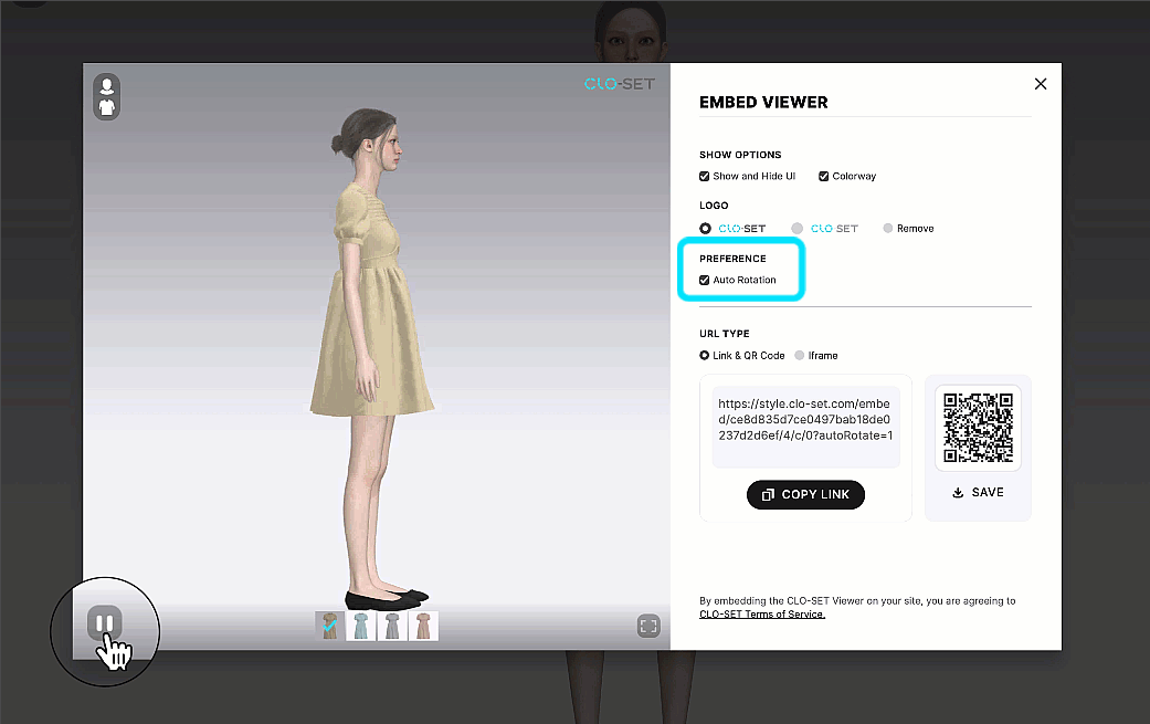 [2025-03] Update in CLO-SET, Auto Rotation on Embed Viewer! – CLO-SET ...