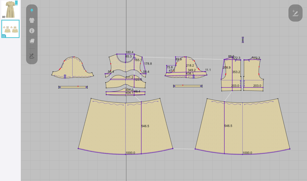 [2024-12] Update in CLO-SET, 2D Pattern Viewer! – CLO-SET | Help Center