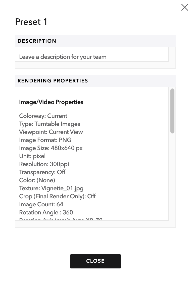 [2023-06] New Feature in CLO-SET, Render Preset! – CLO-SET | Help Center
