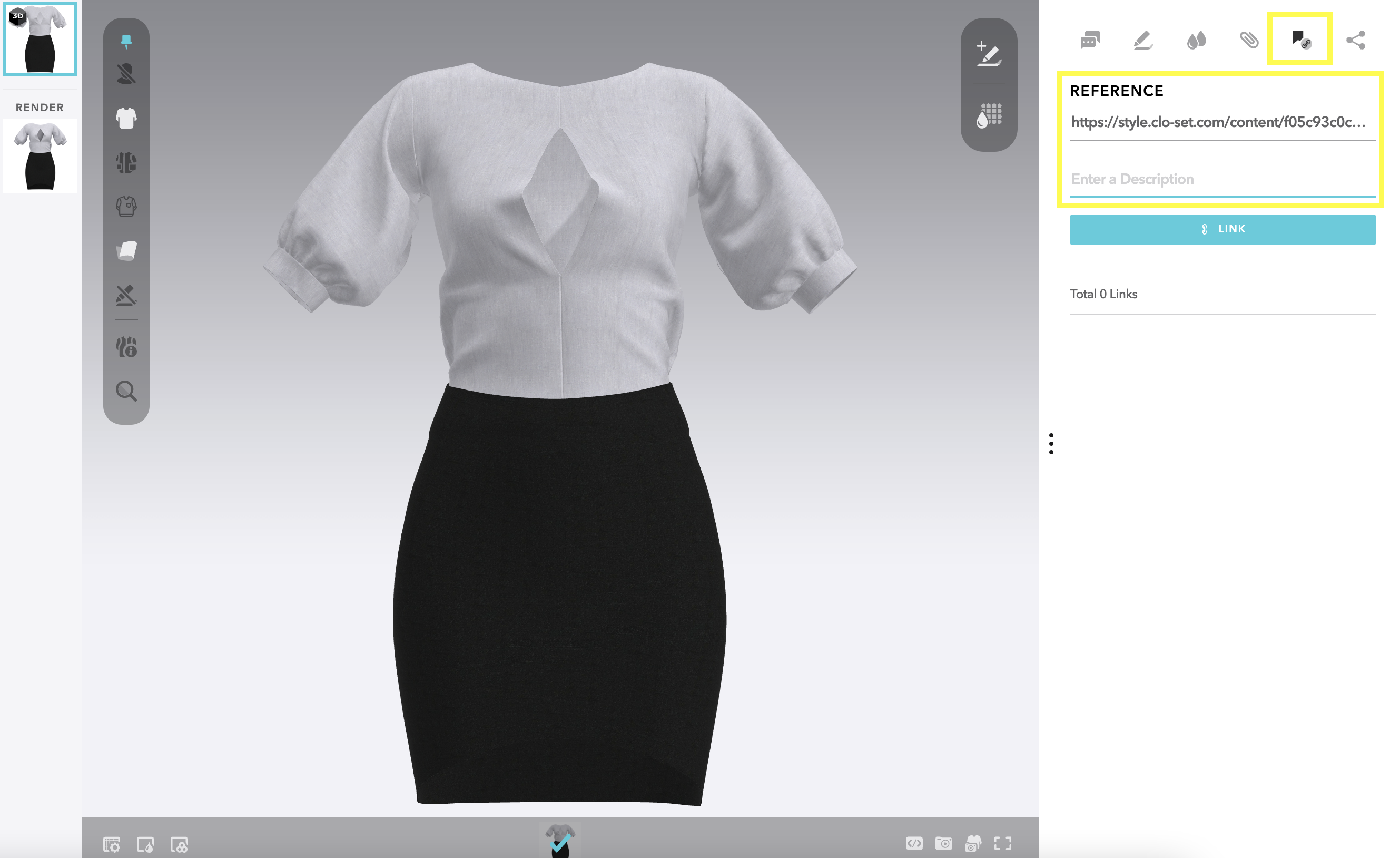 [2023-06] New Feature in CLO-SET, Reference Link! – CLO-SET | Help Center