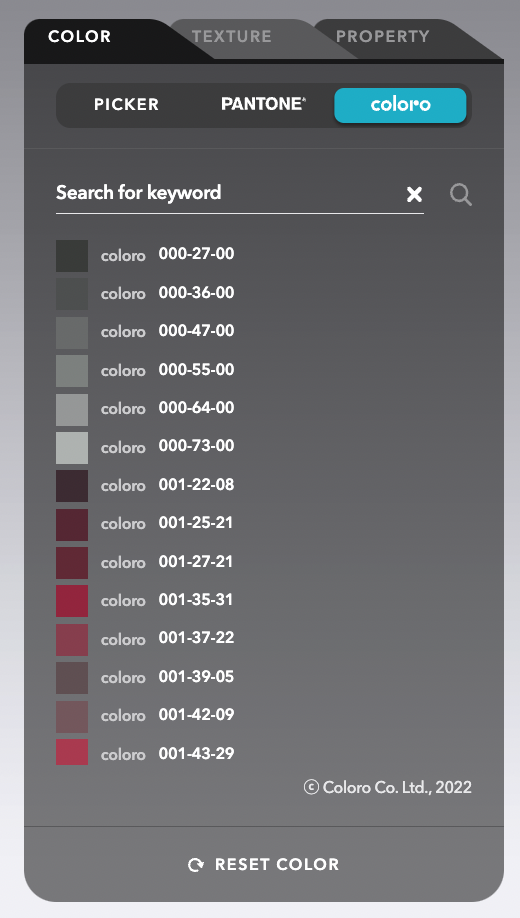 [2022-11] New Feature, CLO-SET Configurator COLORO Colors! – CLO-SET ...