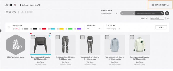 [2022-11] New Feature, CLO-SET Line Sheet Beta – CLO-SET | Help Center