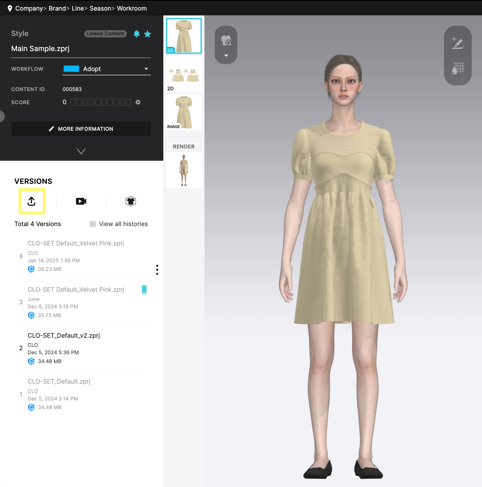 Upload & Update Design – CLO-SET | Help Center