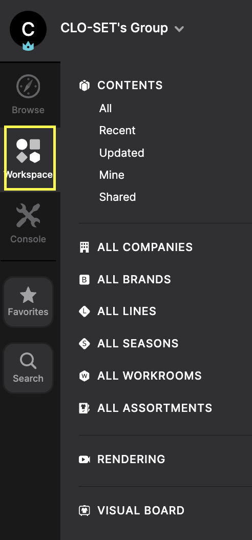 Terms & Interface – CLO-SET | Help Center
