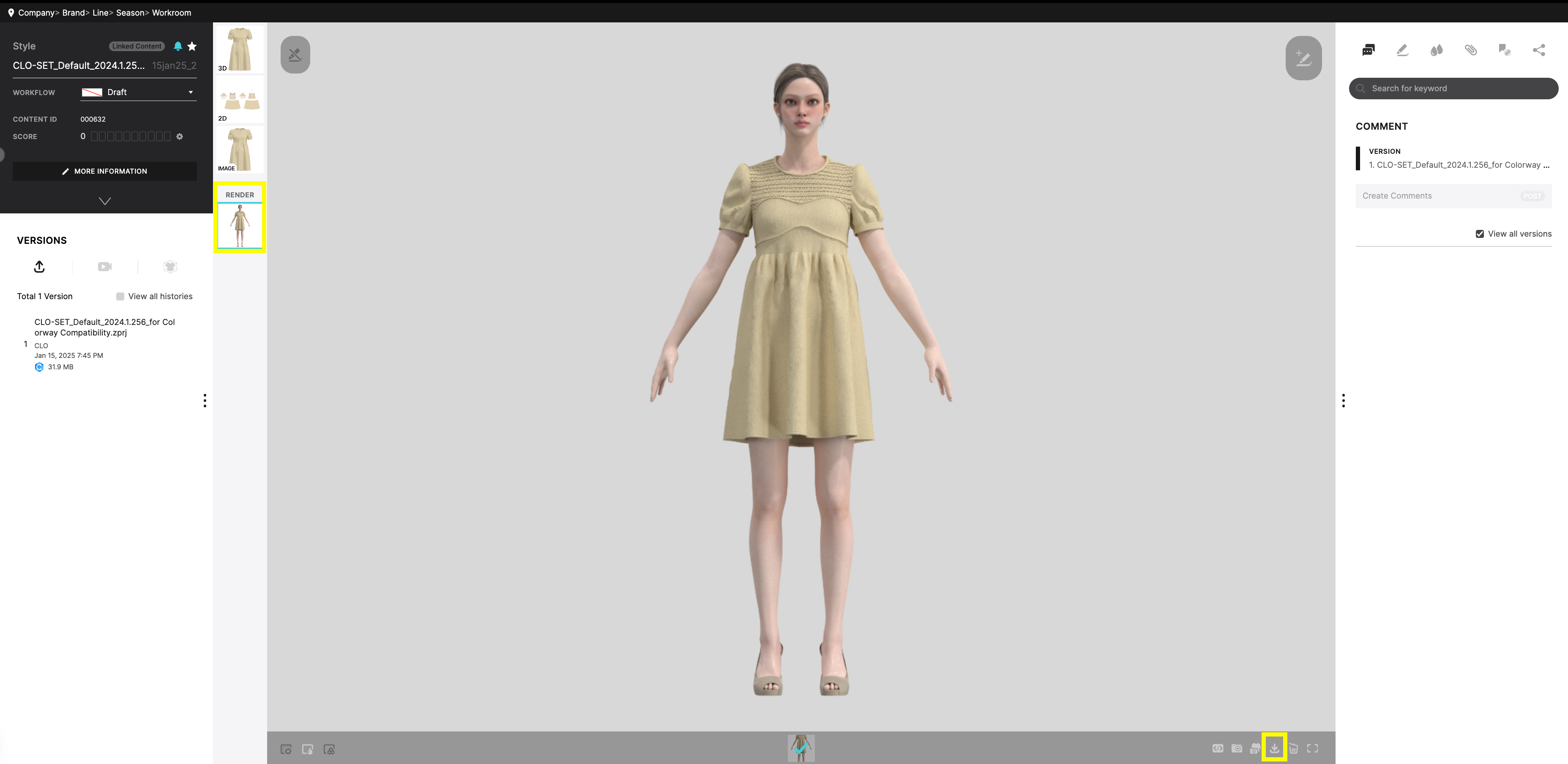 CLO-SET Render from CLO – CLO-SET | Help Center