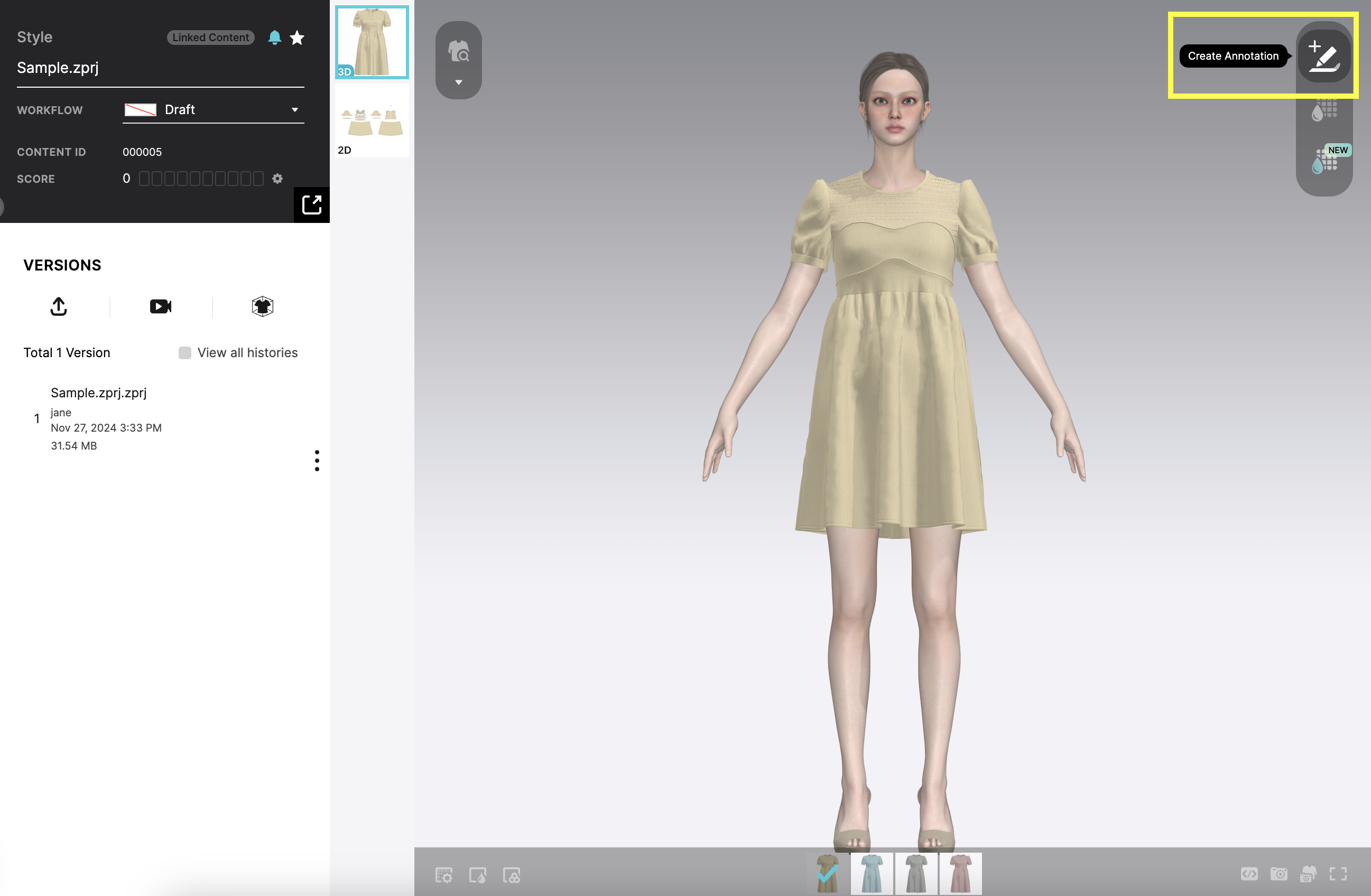 Create Annotation – CLO-SET | Help Center