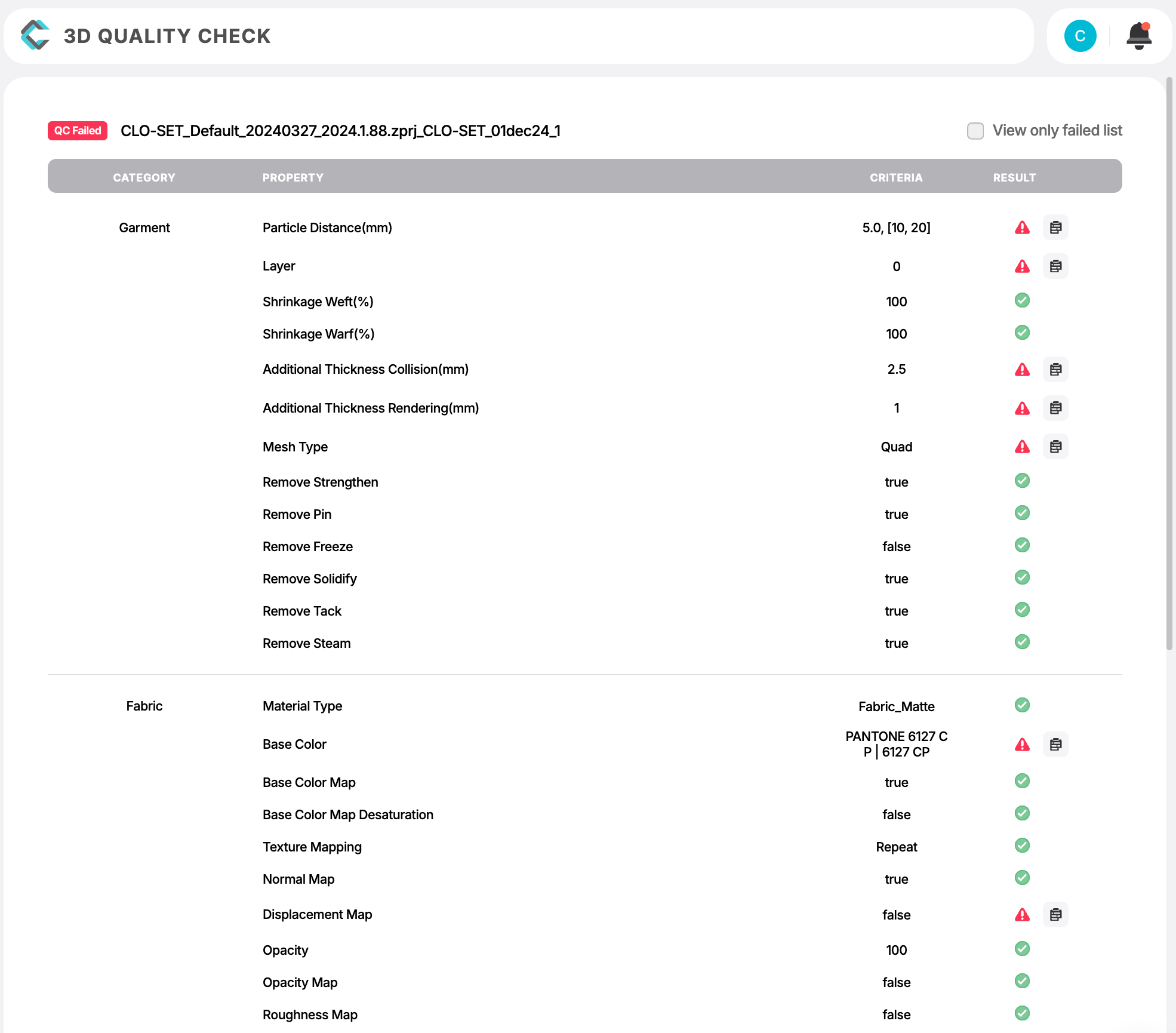 [2024-12] New in CLO-SET, 3D Quality Check! – CLO-SET | Help Center
