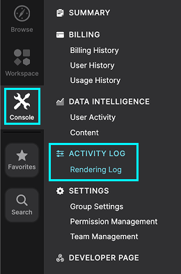 Activity Log (Rendering Log) – CLO-SET | Help Center