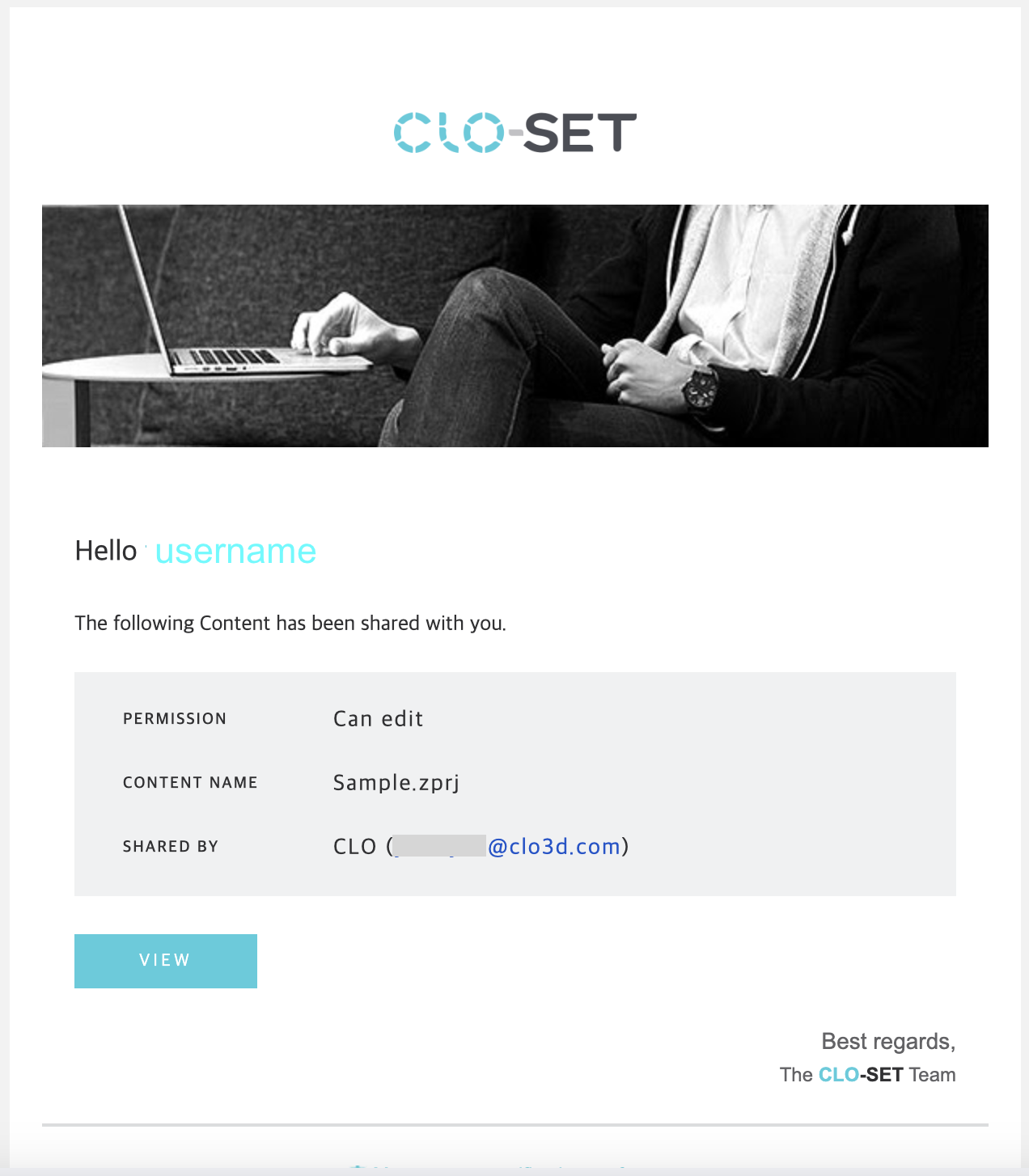 Share – CLO-SET | Help Center