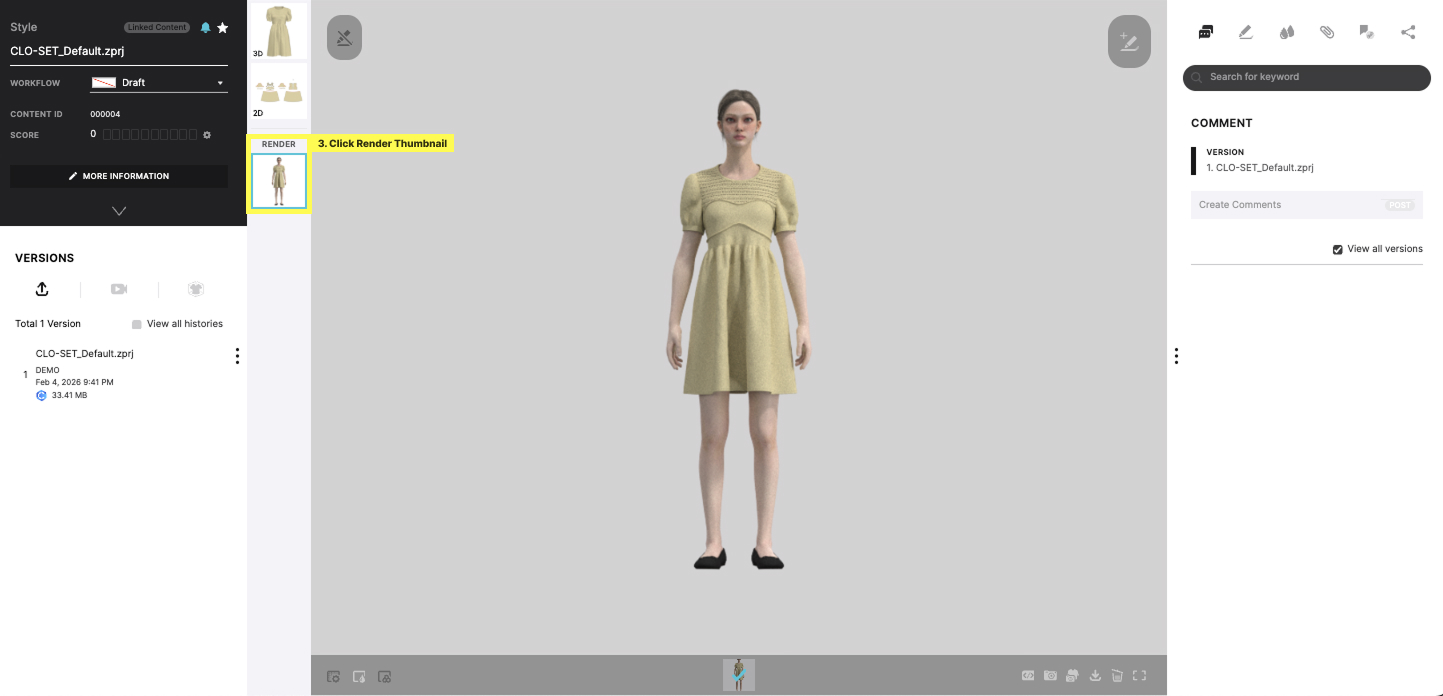 How To: CLO-SET Render – CLO-SET | Help Center