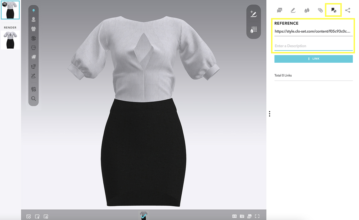 New Feature in CLO-SET, Reference Link! – CLO-SET | Help Center