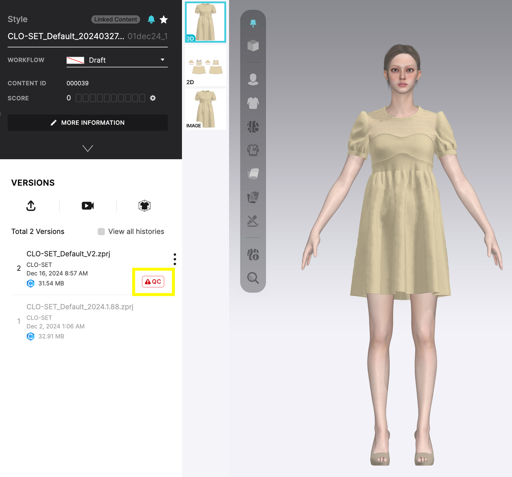 New in CLO-SET, 3D Quality Check! – CLO-SET | Help Center