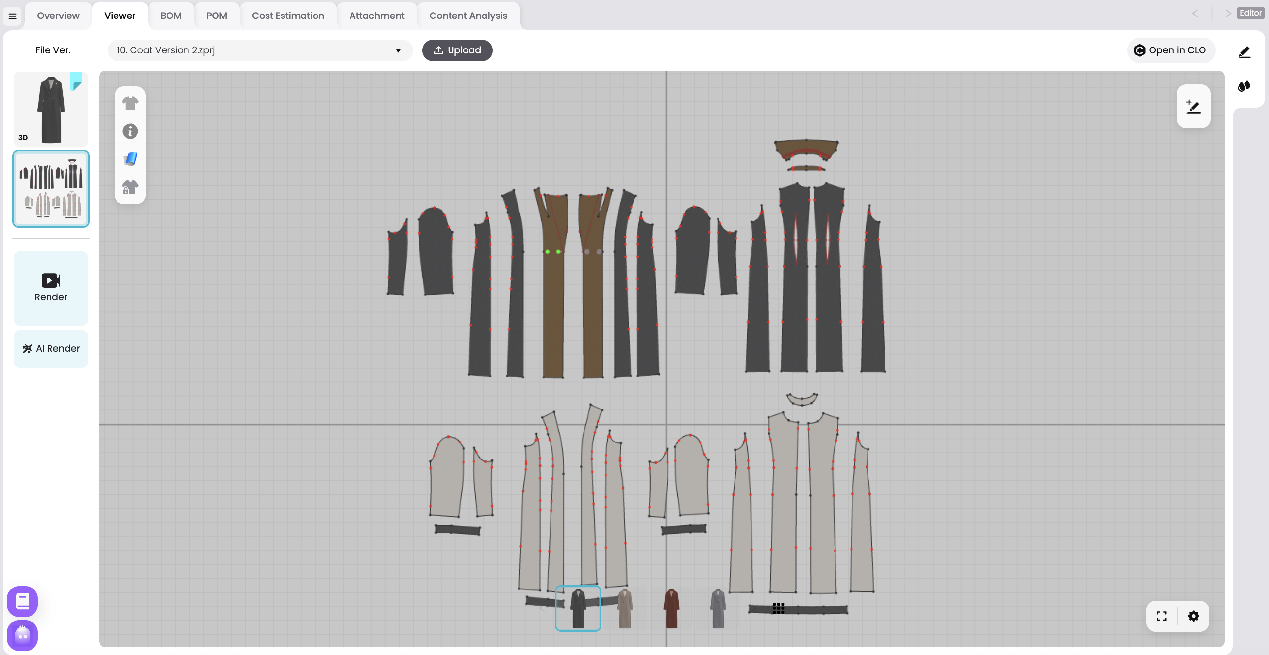 2D Pattern Viewer – CLO-SET | Help Center